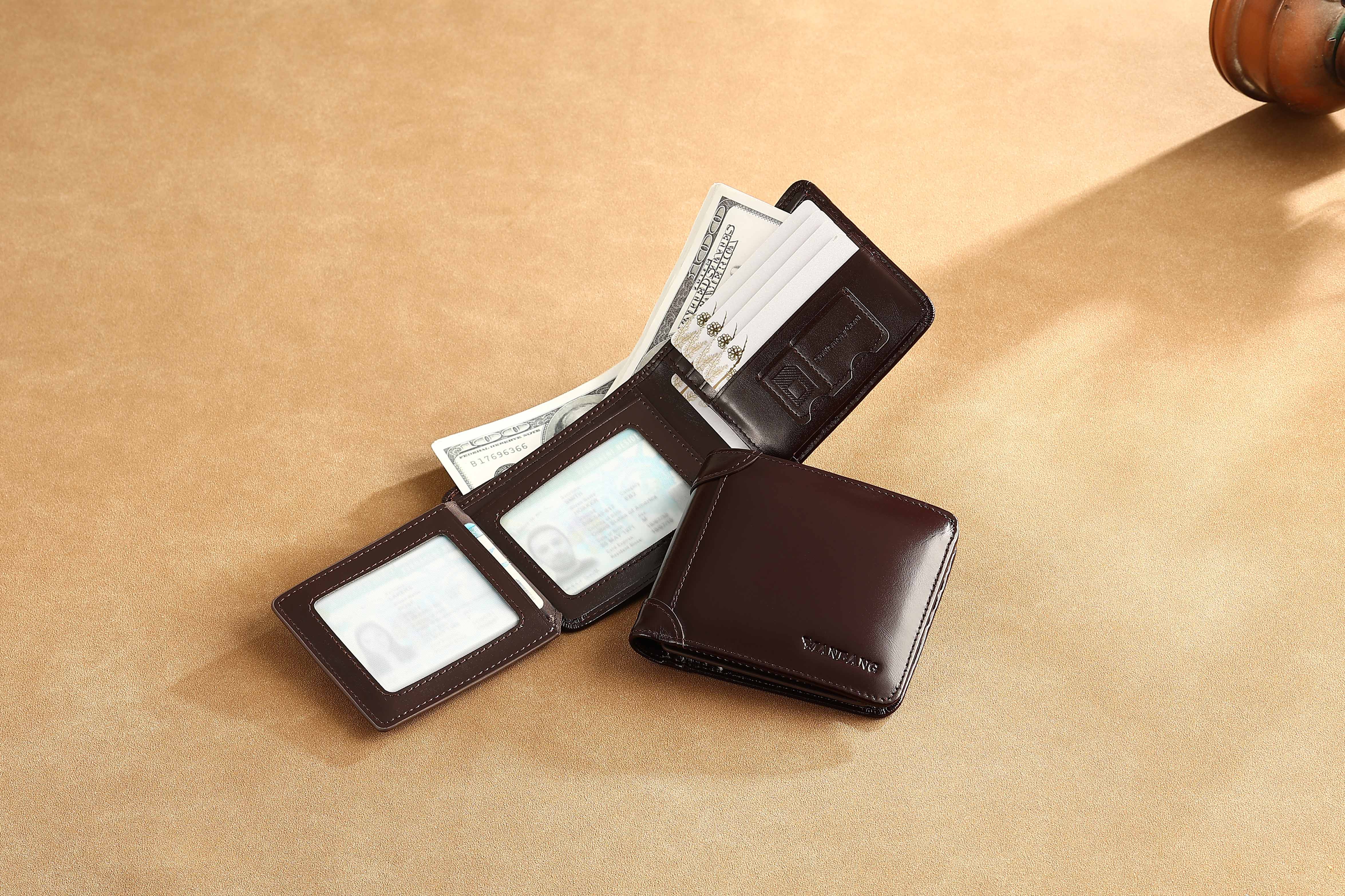 【Genuine Cow Leather/ Free Shipping/ Gift Box】MANBANG Brand Men's ...