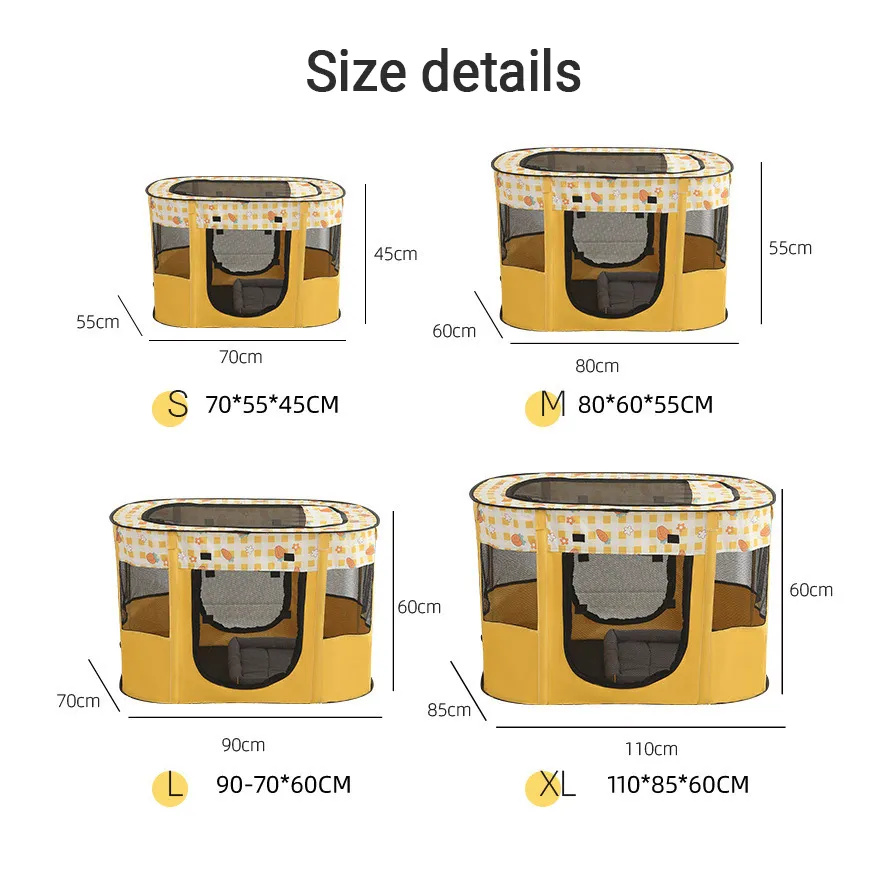 Portable Outdoor Cattery Fences Pet Tent Houses For Foldable Indoor Cat ...