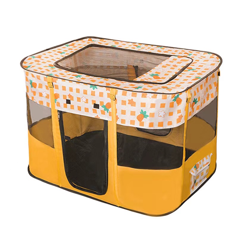 Foldable Indoor Cat Shelter Maternity Room Cat Tent Cat Cage Pet Mesh ...