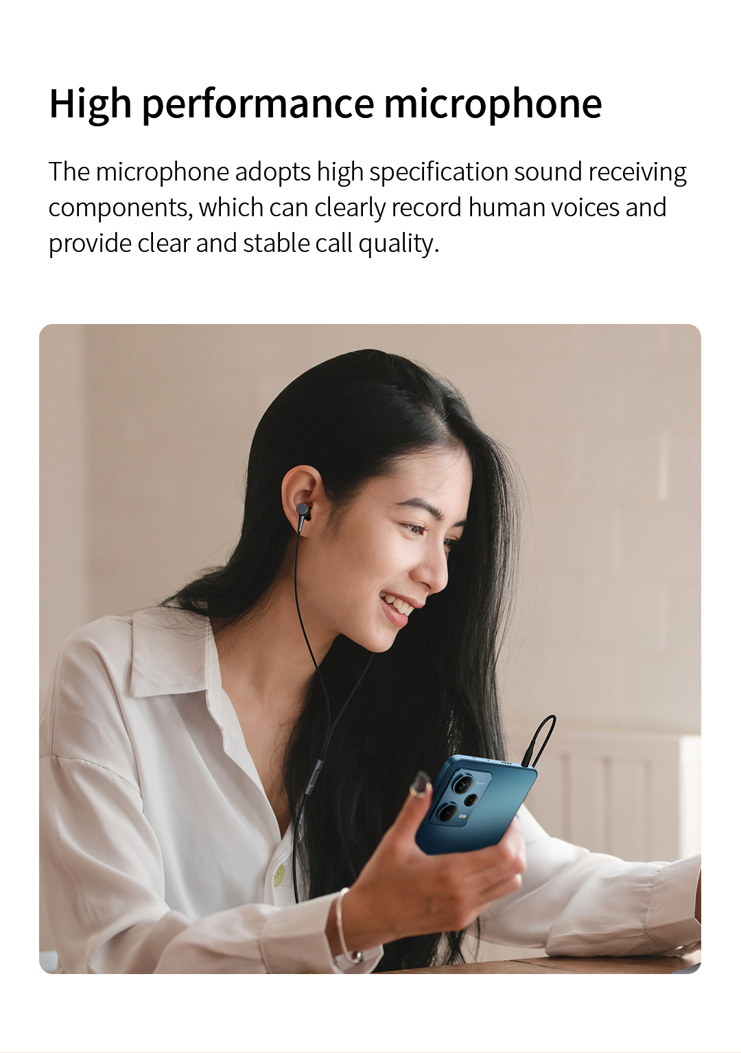 Xiaomi Original Wired Headphones With High-Definition Microphone 3.5mm ...