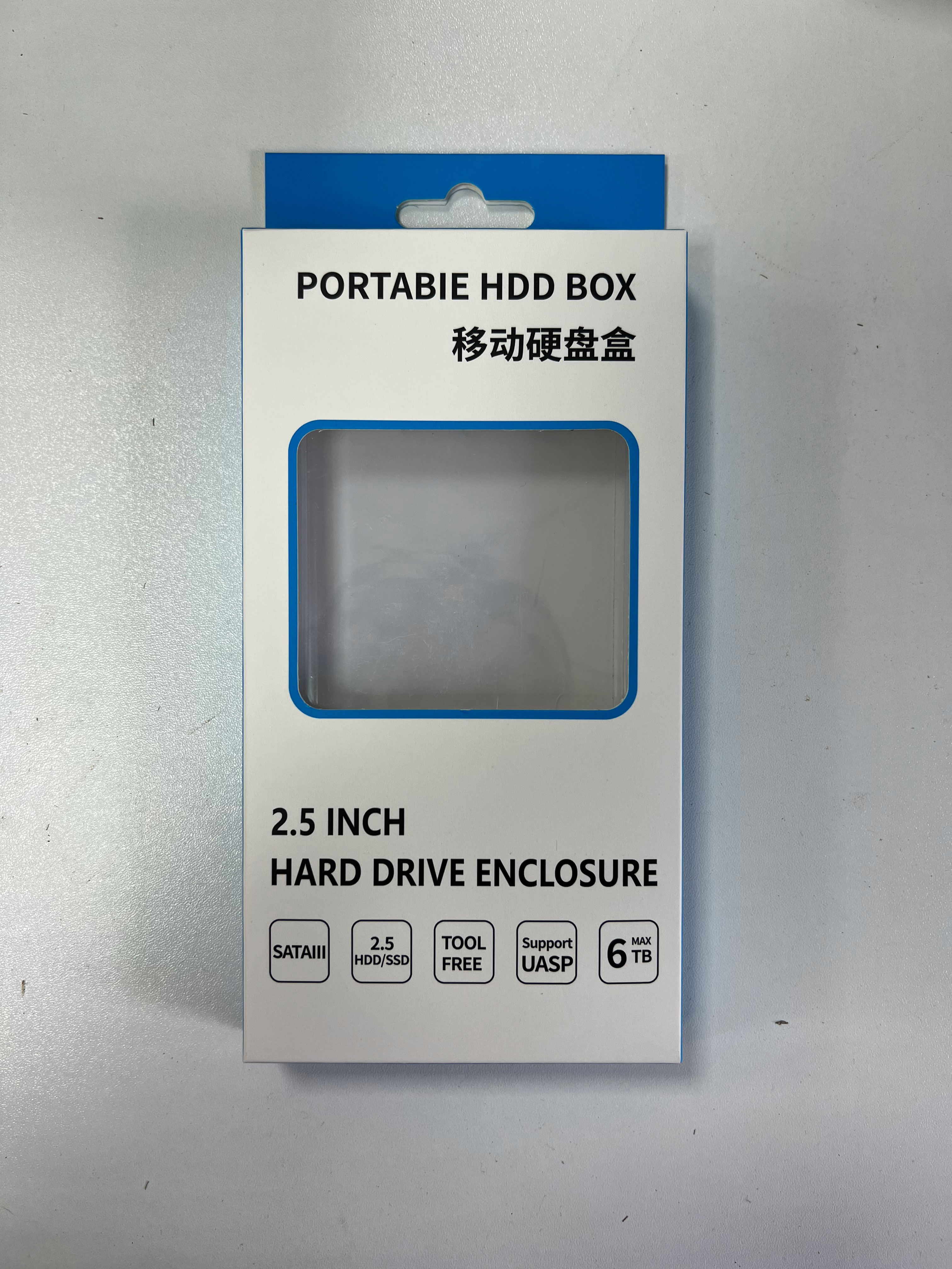 Transparent HDD Case SATA to USB 3.0 Hard Drive Enclosure Case External ...