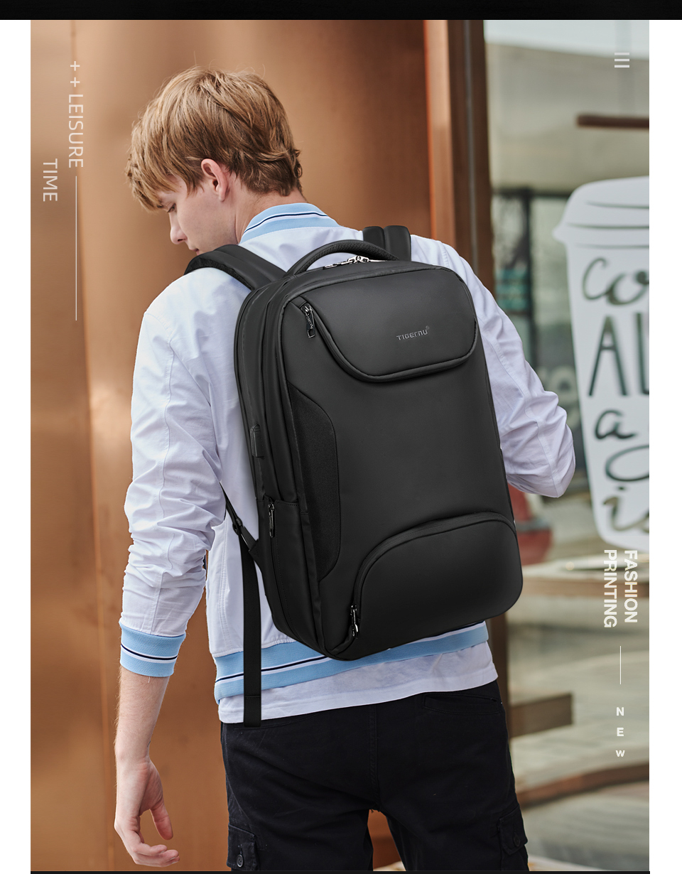 Tigernu 3976 TPU Business Travel Backpack RFID Waterproof Laptop Bag ...