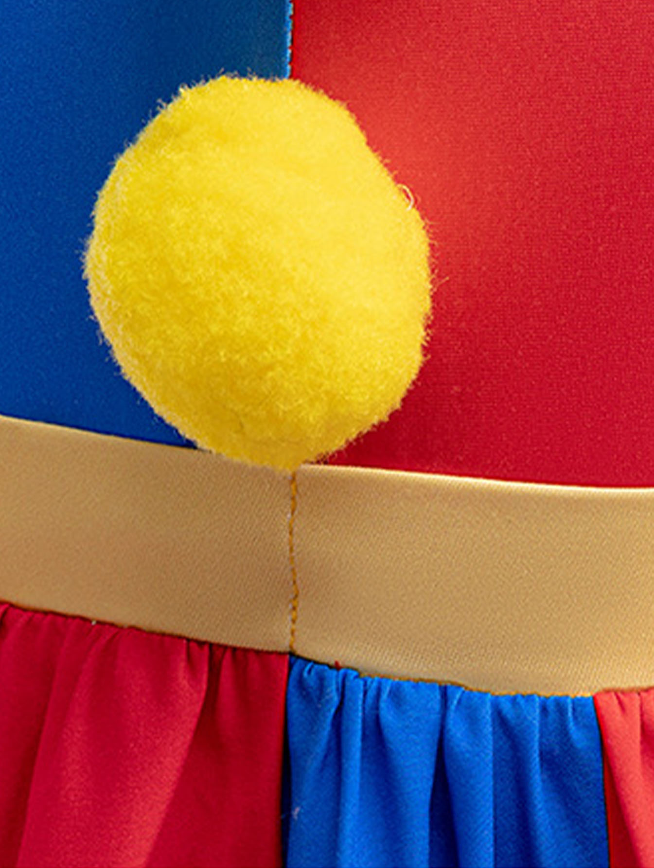 Girls Striped Dress Pamni The Amazing Digital Circus Dress Pomni Clown ...