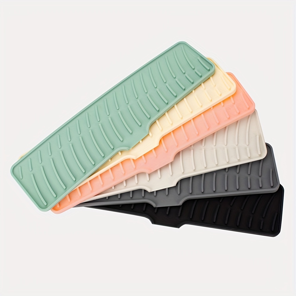 Silicone Drain Mat - Non-Slip, Heat Insulated, Easy Clean Dish Drying ...