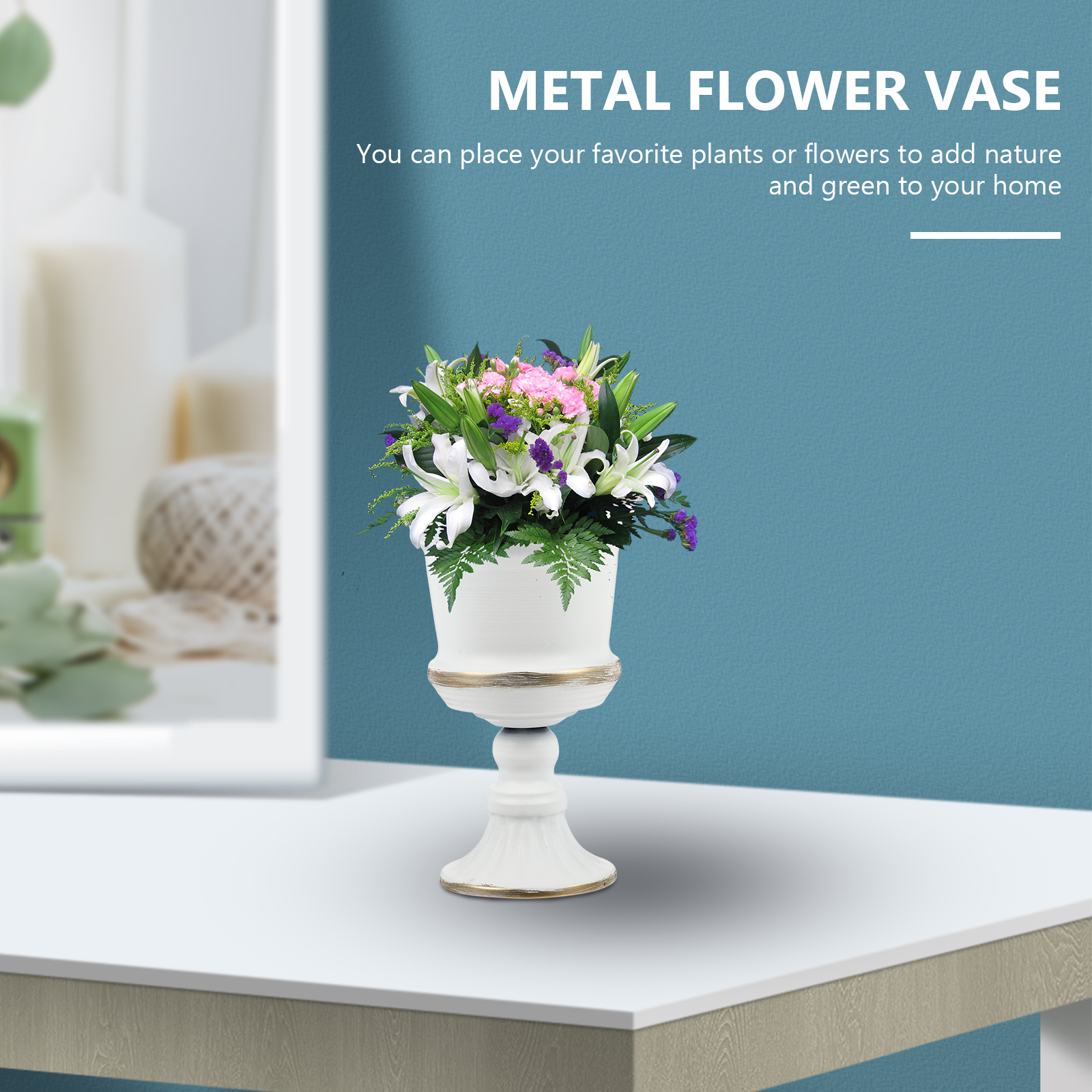 [READY STOCK] 1pc Indoor Plants Flowerpot Classic Urn Planters for ...