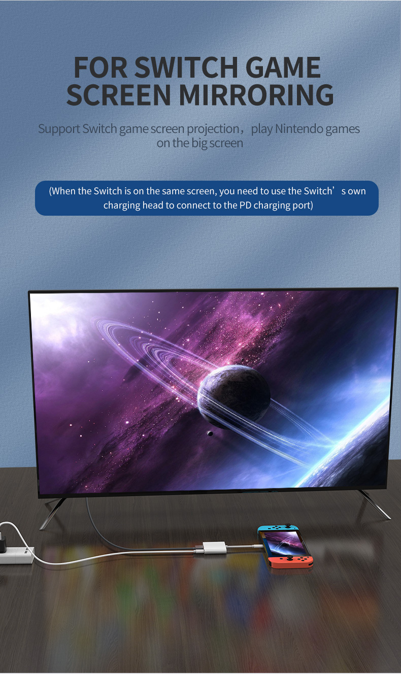 Portable USB To HDMI Multiport Converter 3 in 1 USB C Hub 4K30Hz Type C ...