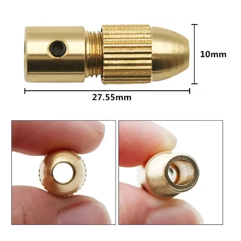 Mini Drill Chuck Collet Set For Electric Motor Shaft Fit Micro Twist ...