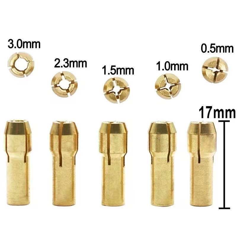 Mini Drill Chuck Collet Set For Electric Motor Shaft Fit Micro Twist ...