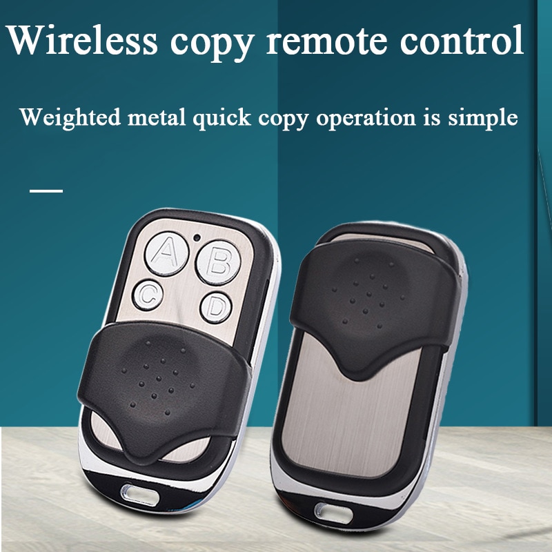 Metal Push Button Remote Control Transmitter ABCD / Lock Unlock 4Button ...