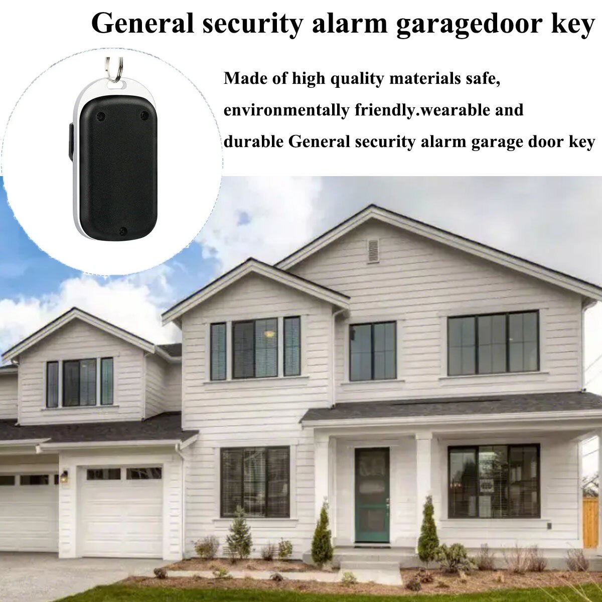 Metal Push Button Remote Control Transmitter ABCD / Lock Unlock 4Button ...