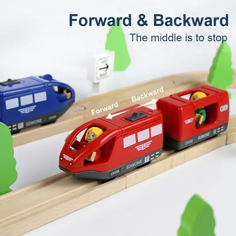 Magnetic Electric Wooden Train Track Toy For Standard Wooden Train ...