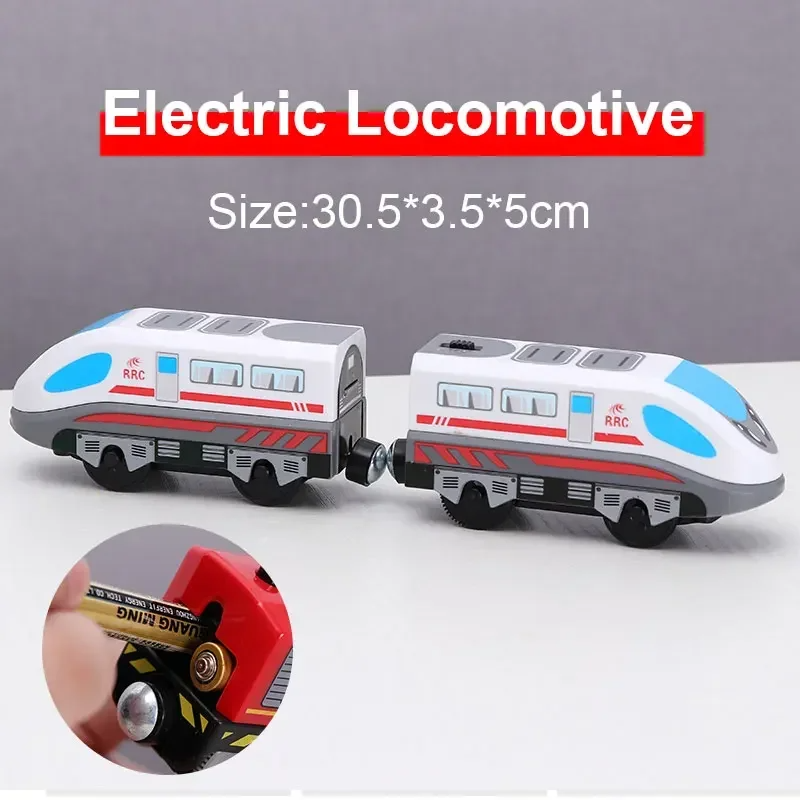Magnetic Electric Wooden Train Track Toy For Standard Wooden Train ...