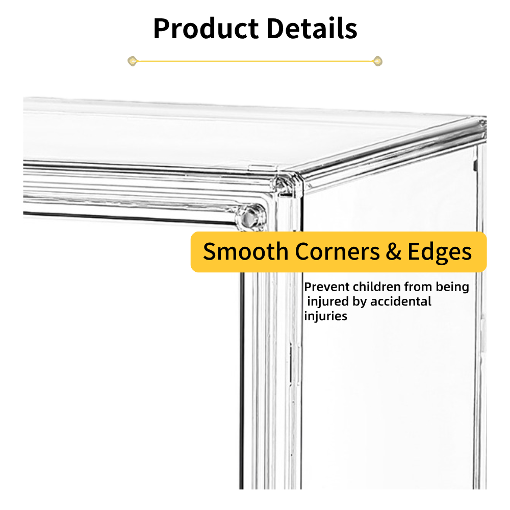 Blind Box Acrylic Display Box Clear Stackable Plastic Storage Bins with ...