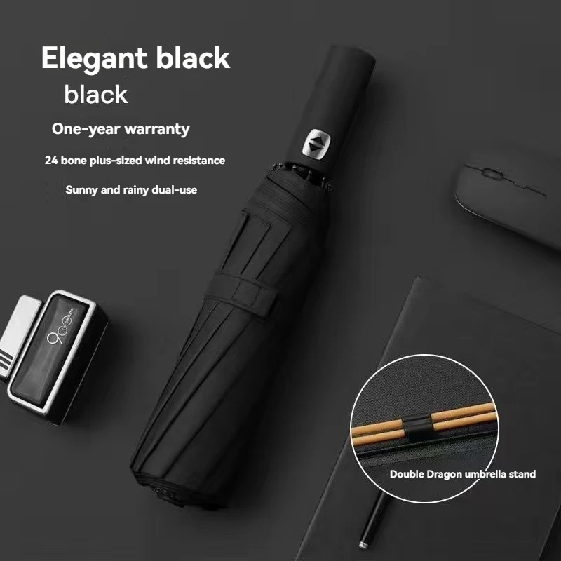 【Fast Shipping】High-Quality 24 Ribs Automatic Umbrella Storm Resistant ...