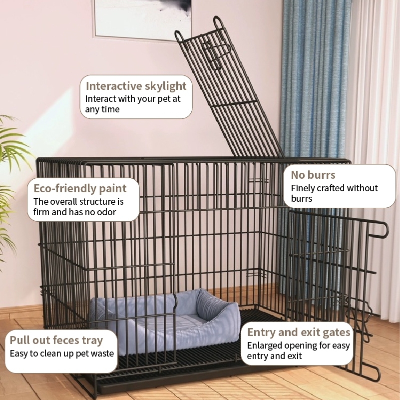 【COD】Pet Cage with Tray Hamster Cage /Rabbit Cage Foldable Large Free ...