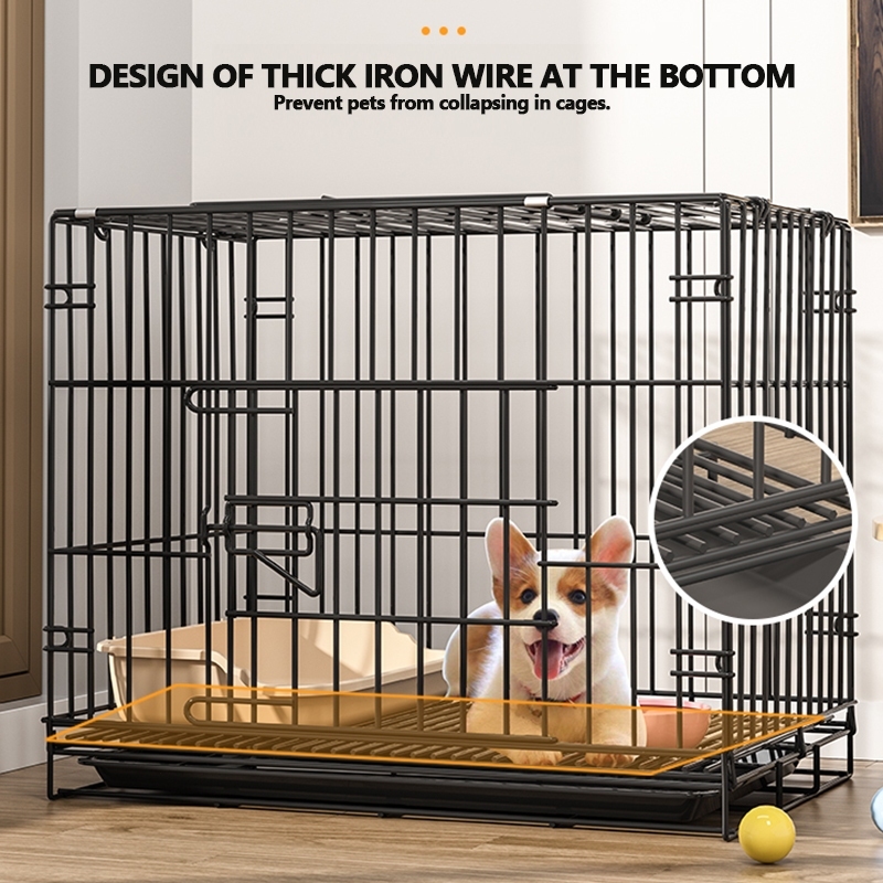 【COD】Pet Cage with Tray Hamster Cage /Rabbit Cage Foldable Large Free ...