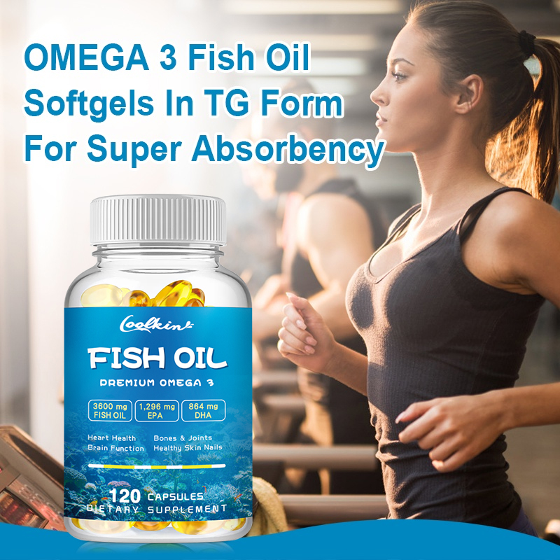 FISH OIL - Contains 3600 mg of Fish Oil - Essential Fatty Acids - Brain ...