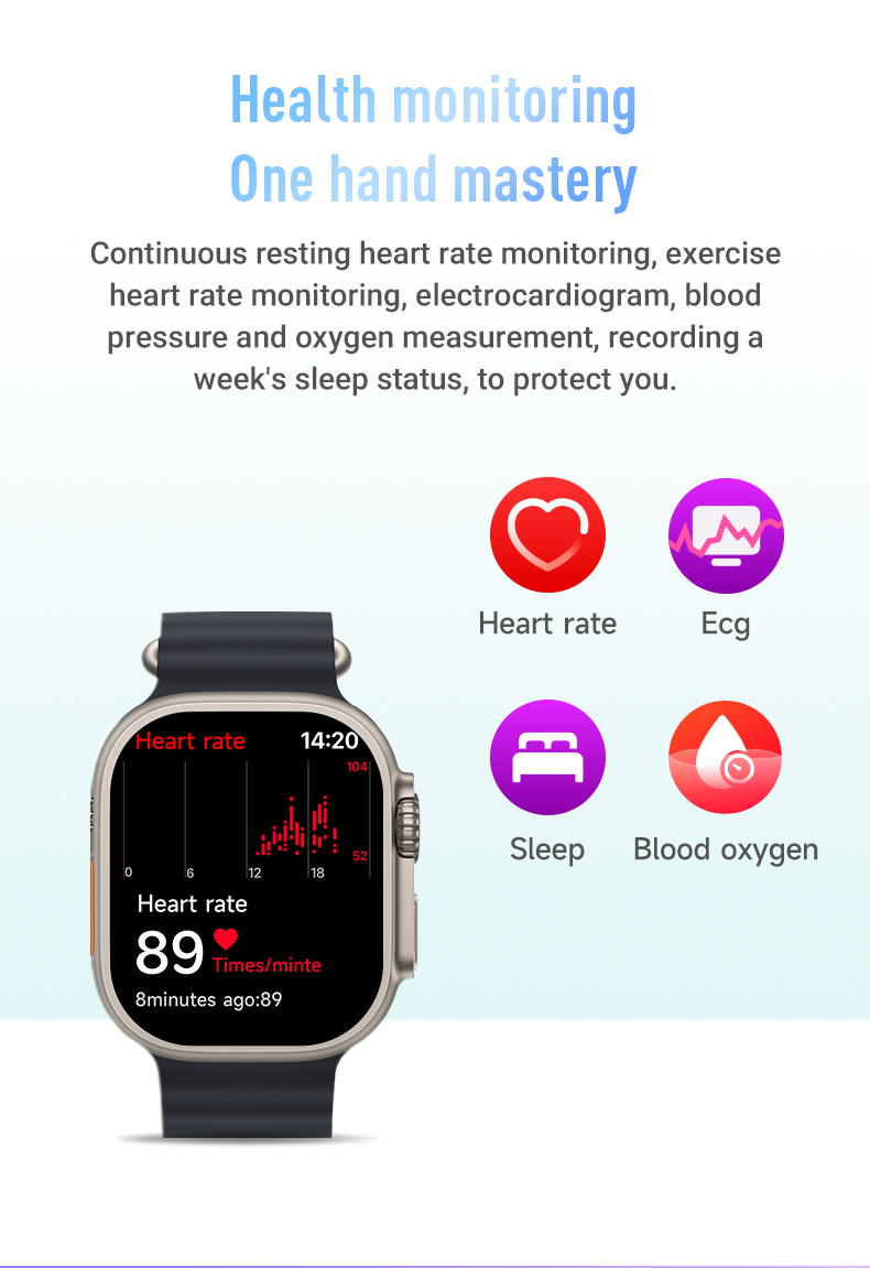 4G Smartwatch SIM Card Call Smart Watch Ultra Full Screen Bluetooth ...
