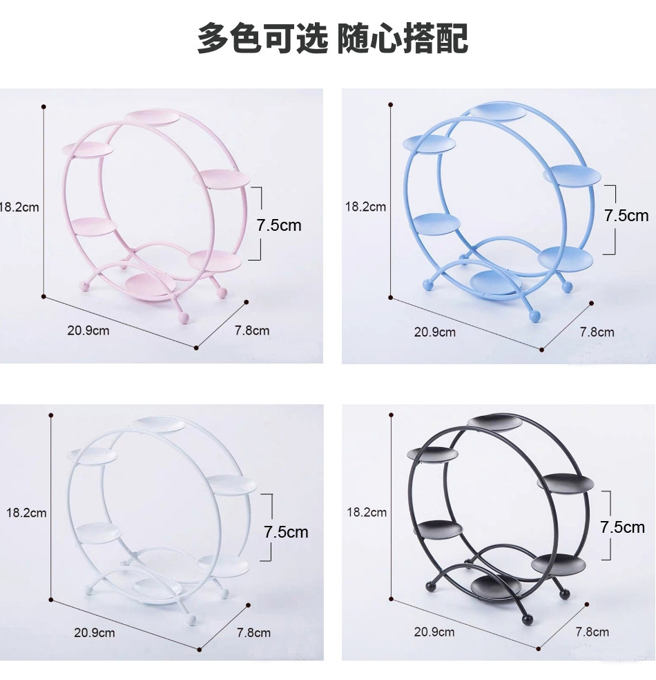 Labubu elf dessert blind box series display shelf, figure doll Ferris ...