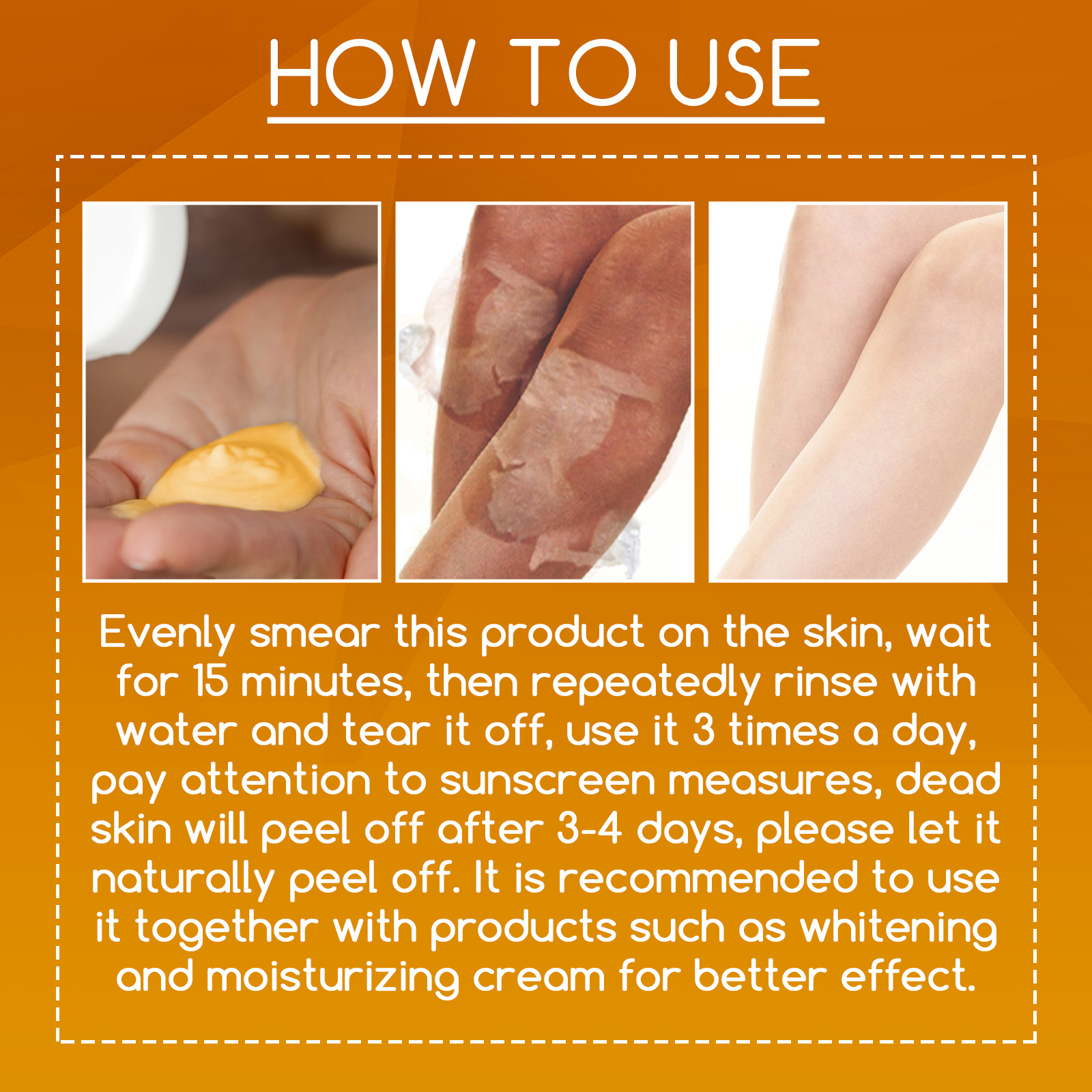 Ouhoe Orange Peeling Lotion Mild Exfoliation Fade Dark Spot Brightening ...