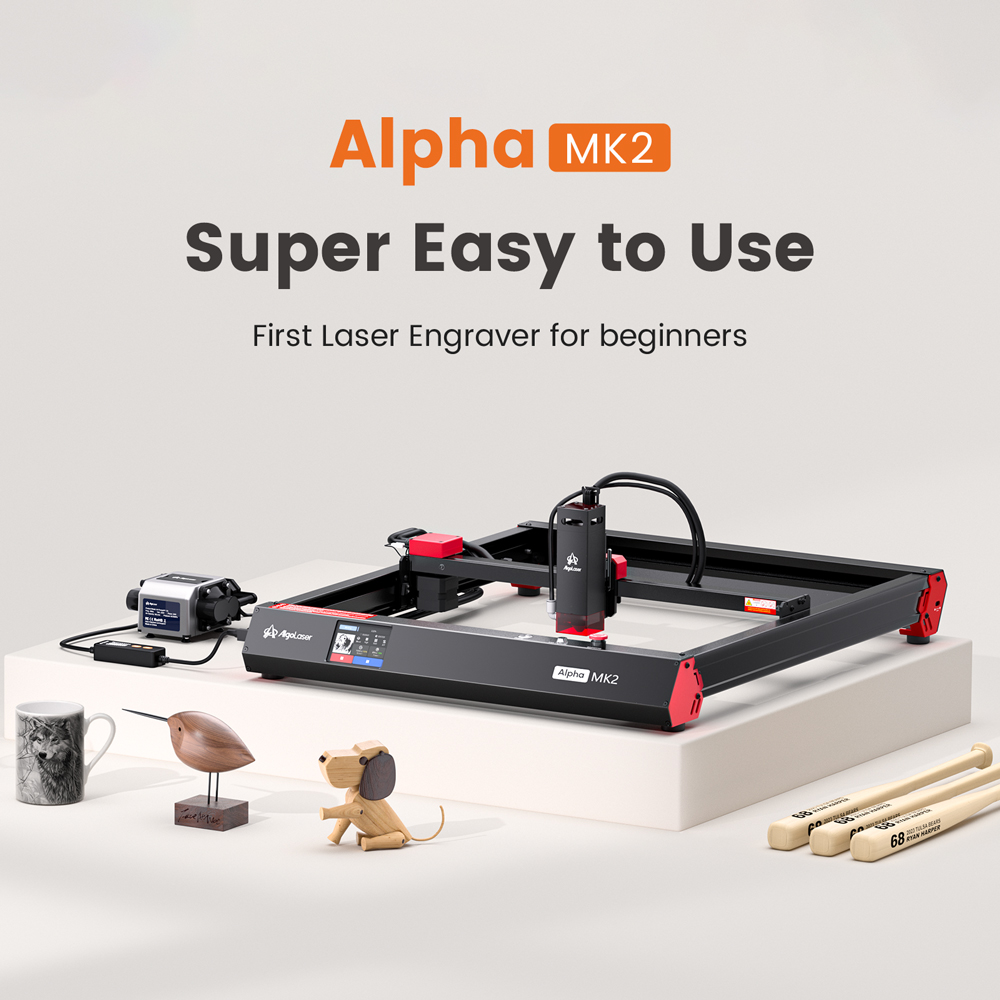 Algolaser Laser Engraving Machine Alpha MK2 120W Laser cutting Machine Wood Laser Cutter 激光雕刻机 ...