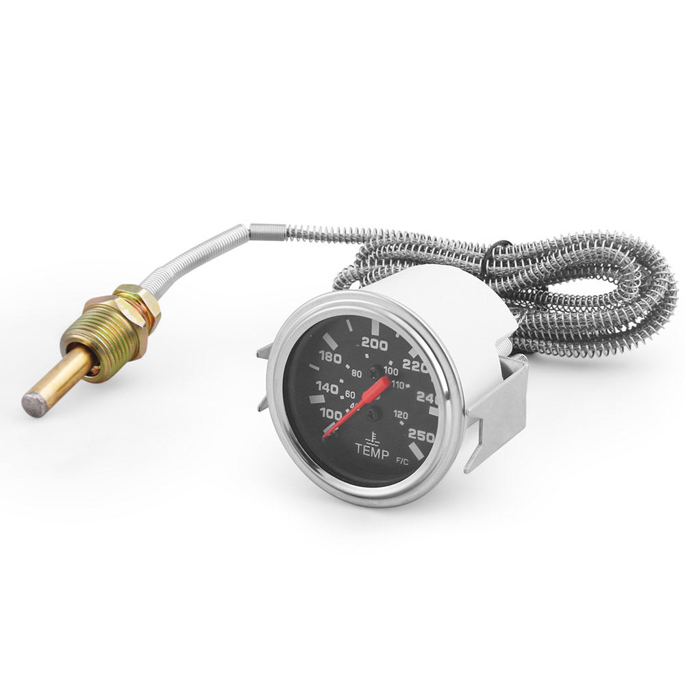 40-120℃/100-250℉ 2" 52MM Mechanical Water Temp Gauge 12V Water ...