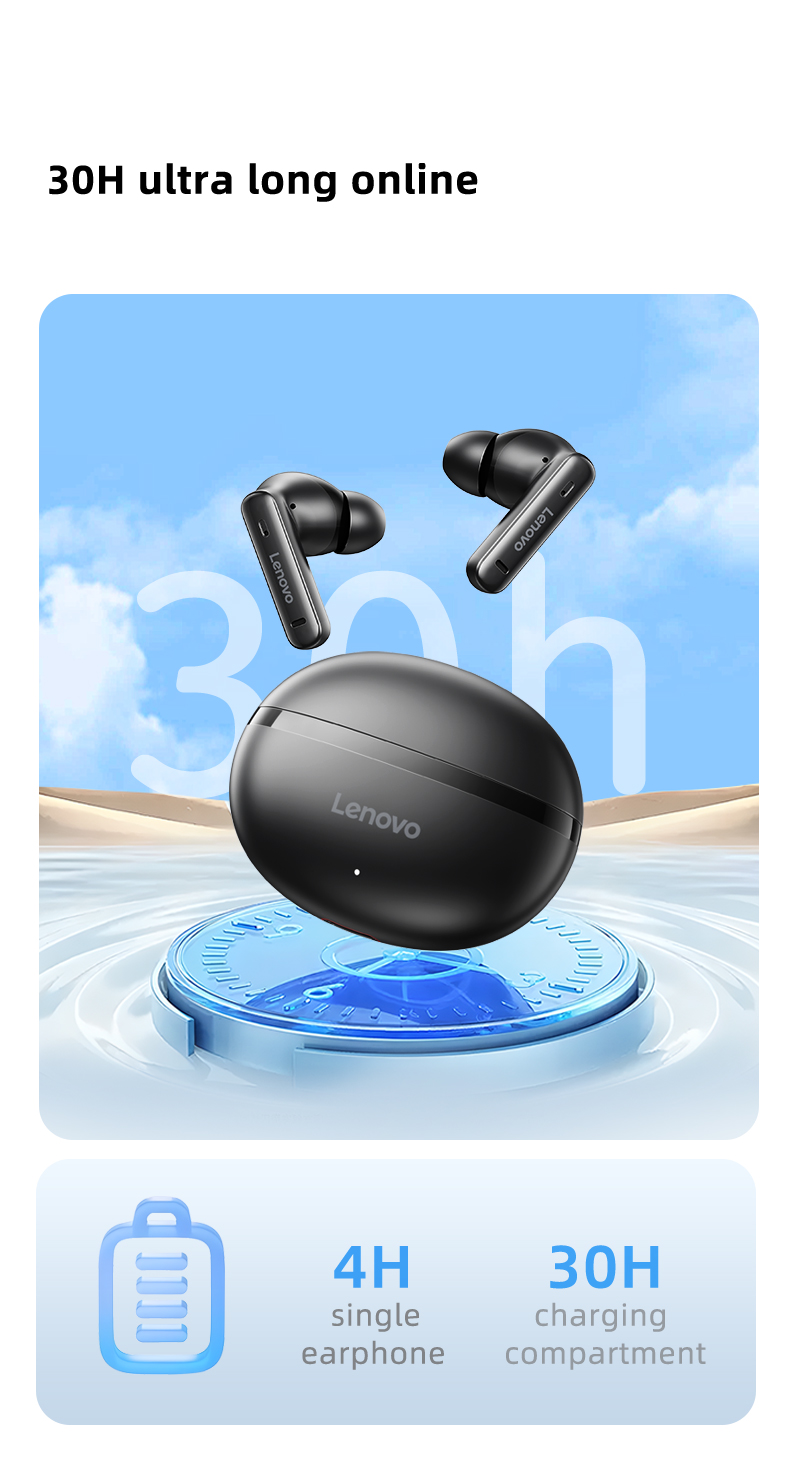 Lenovo EA210 TWS Wireless Bluetooth Earphone Noise Cancelling Gaming ...