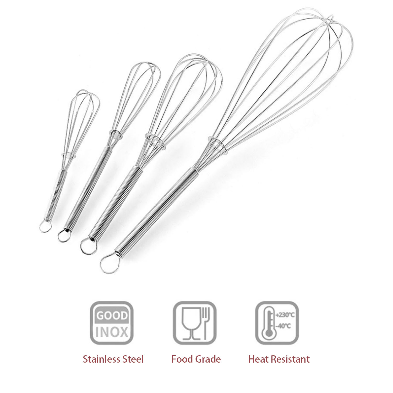 Small Whisk Stainless Steel, Mini wire Whisk Tiny Whisk Perfect for ...