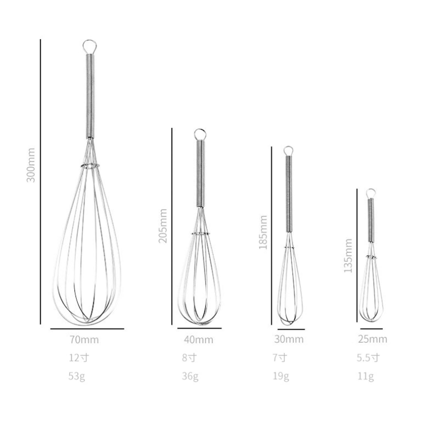 Small Whisk Stainless Steel, Mini wire Whisk Tiny Whisk Perfect for ...