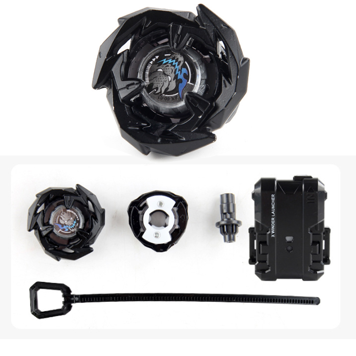 Beyblade X BX-01 Dran Sword Black Xtreme Limited Set with Launcher Grip ...