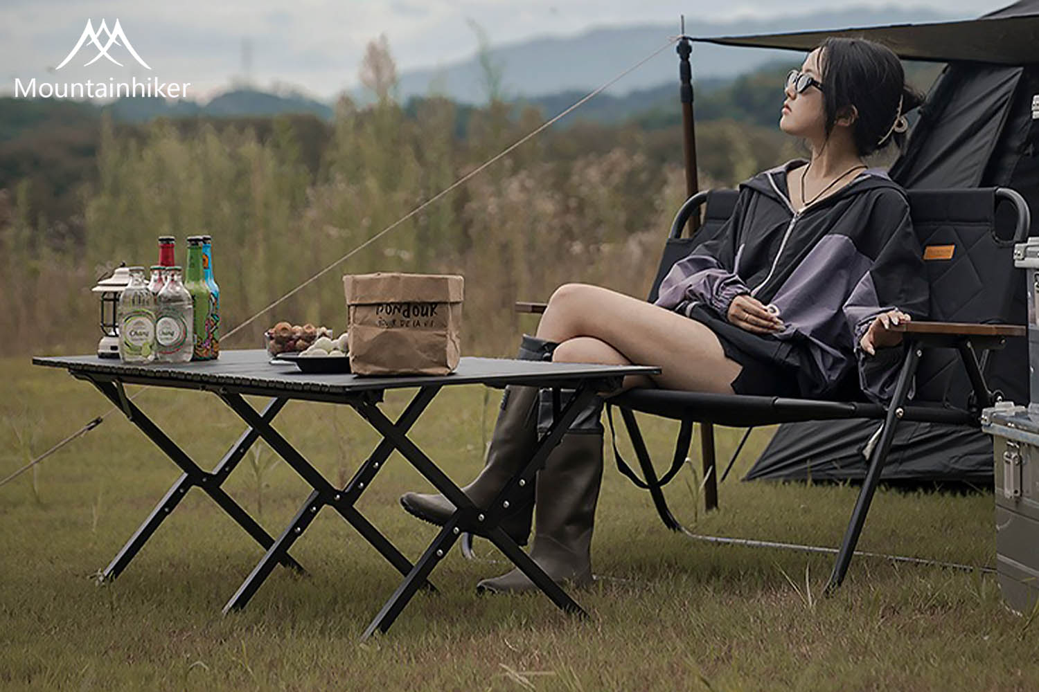 MOUNTAINHIKER 120CM Foldable Meja Camping Table Outdoor Folding Table ...