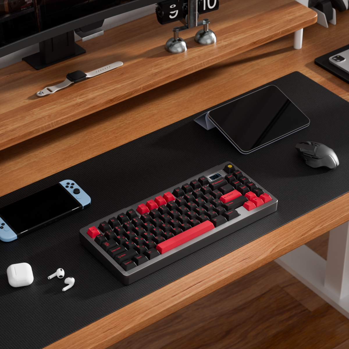 Minimalist Black Keycaps PBT Cherry Profile 1.7mm Thicknees with ...