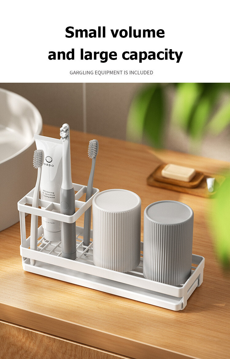 Actver Japanese toothbrush holder wall Table Type Tooth Cup Organizer ...