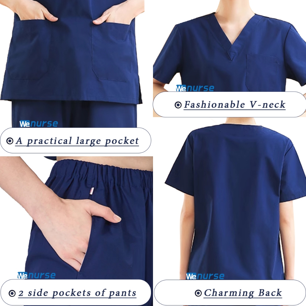 【🇲🇾MALAYSIA READY STOCK】DOCTOR‘S SCRUB MEDICAL SCRUB SUIT BAJU SCRUB ...