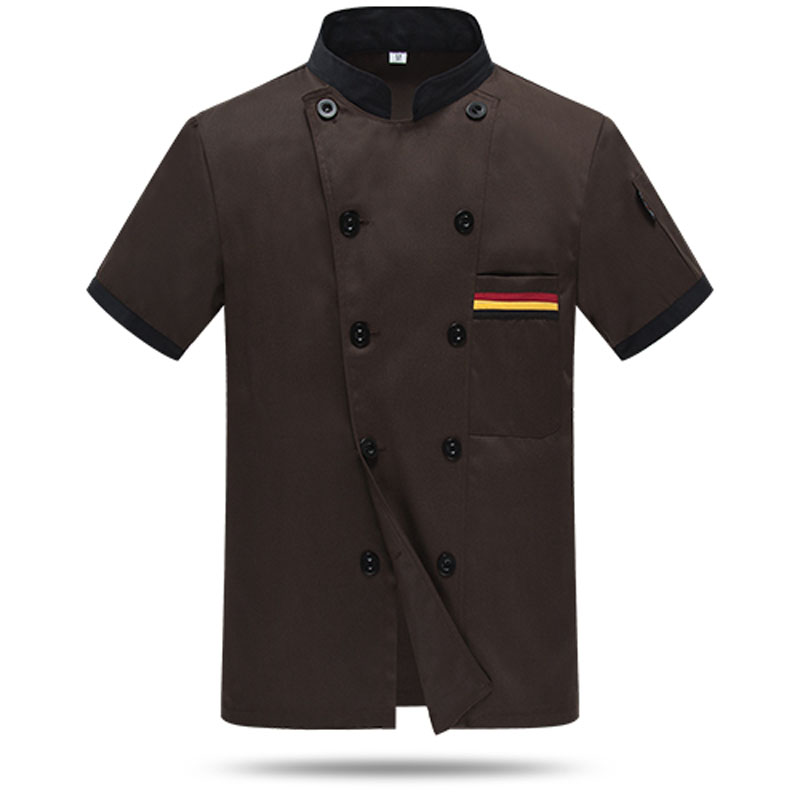 【🇲🇾Malaysia Ready Stock】Chef Uniform Chef clothes short sleeve hotel ...