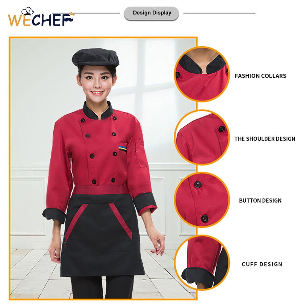 🔥🇲🇾MALAYSIA READY STOCK🔥Unisex Chef Uniform Restaurant Bakery Kitchen ...