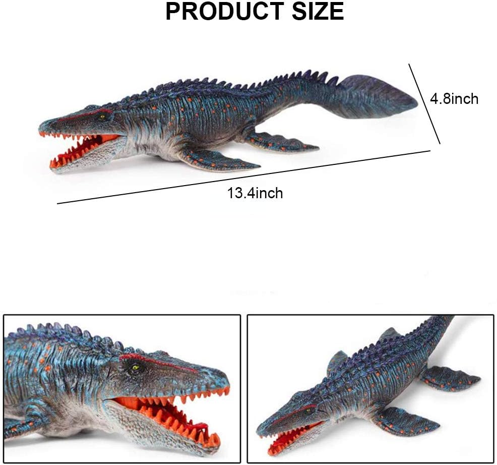 Simulation dinosaur model underwater Mosasaur sea king Mosasaur plastic ...
