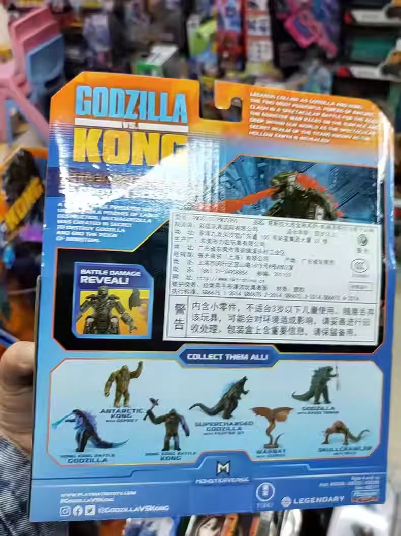 Godzilla vs Kong MonsterVerse Movie Series 6-inch Action Figure Battle ...