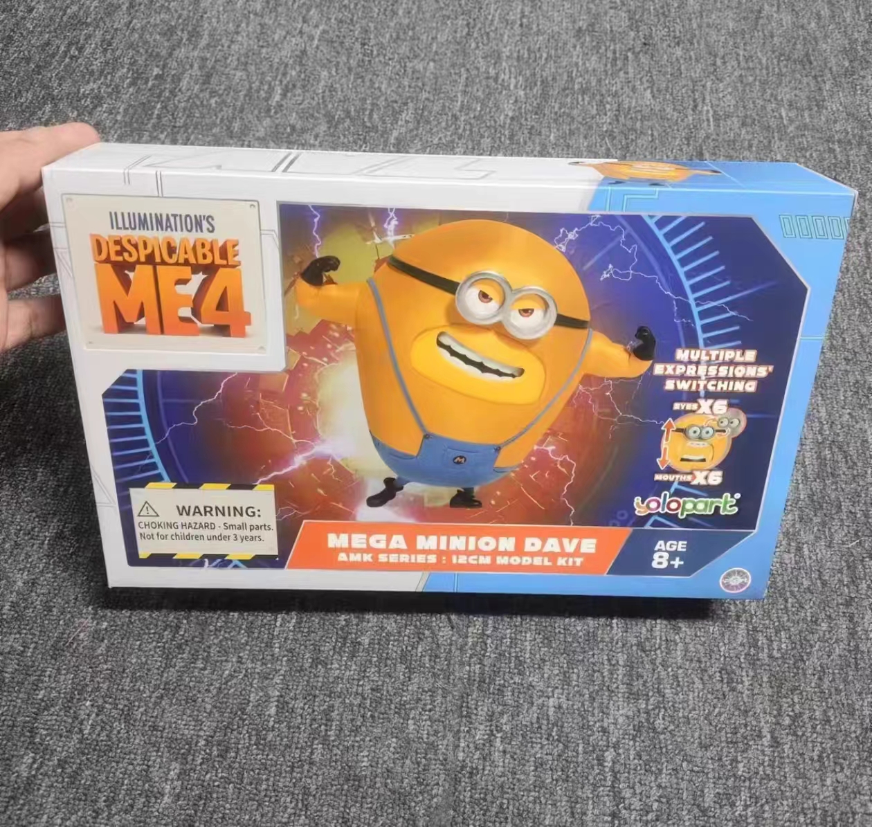 Minions Despicable Me 4 Toys, 4.7 Inch Mega Dave Action Figures,6 ...