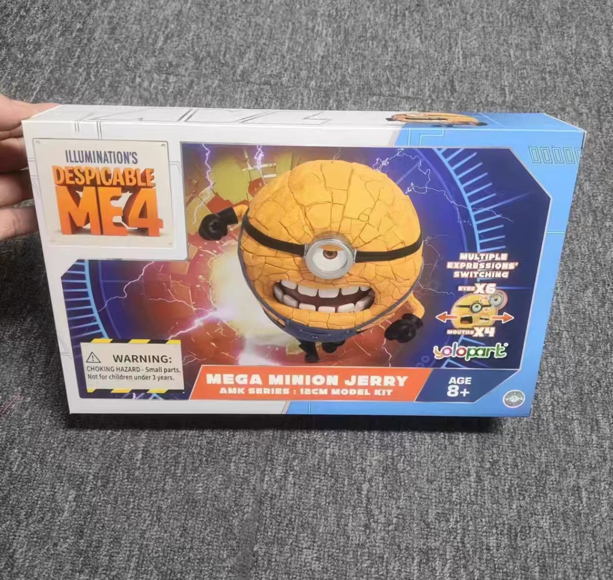 YOLOPARK Minions Despicable Me 4 Toys, 4.7 Inch Mega Jerry Action ...