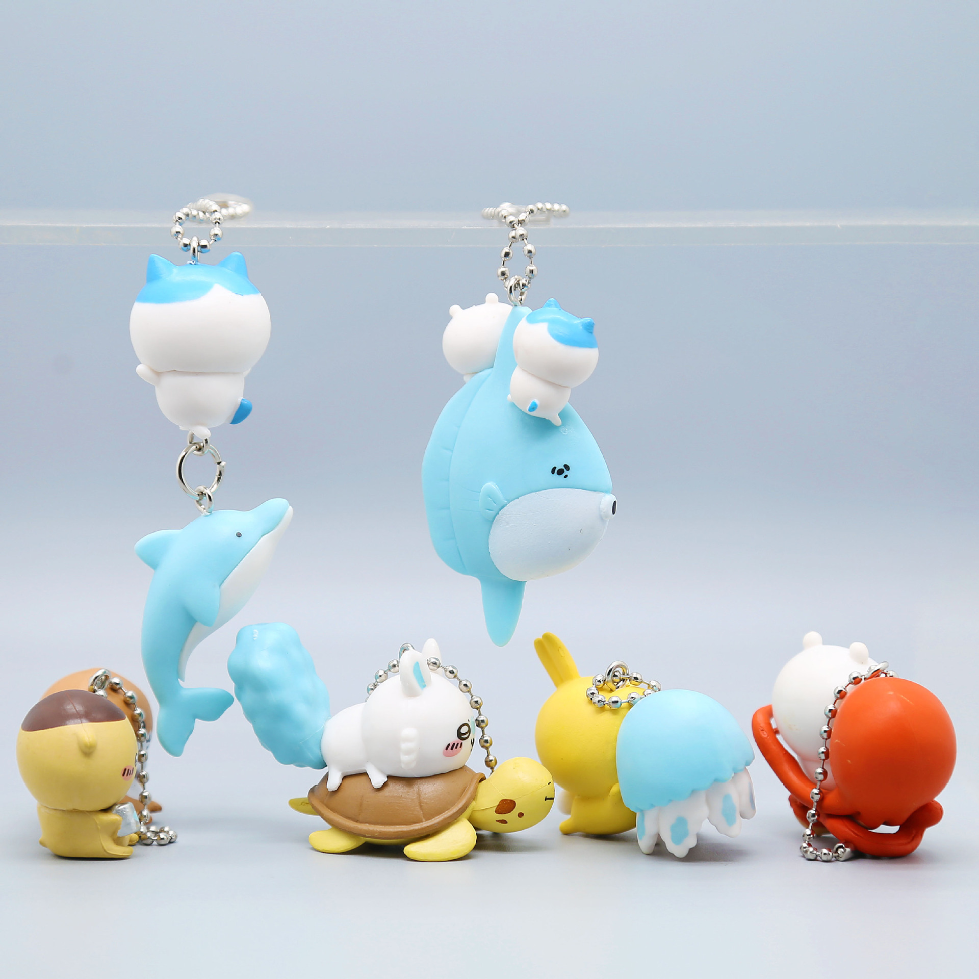 6Pcs/Set 3-6cm Cute Anime Chiikawa Figure Hachiware Usagi Chiikawa Key ...