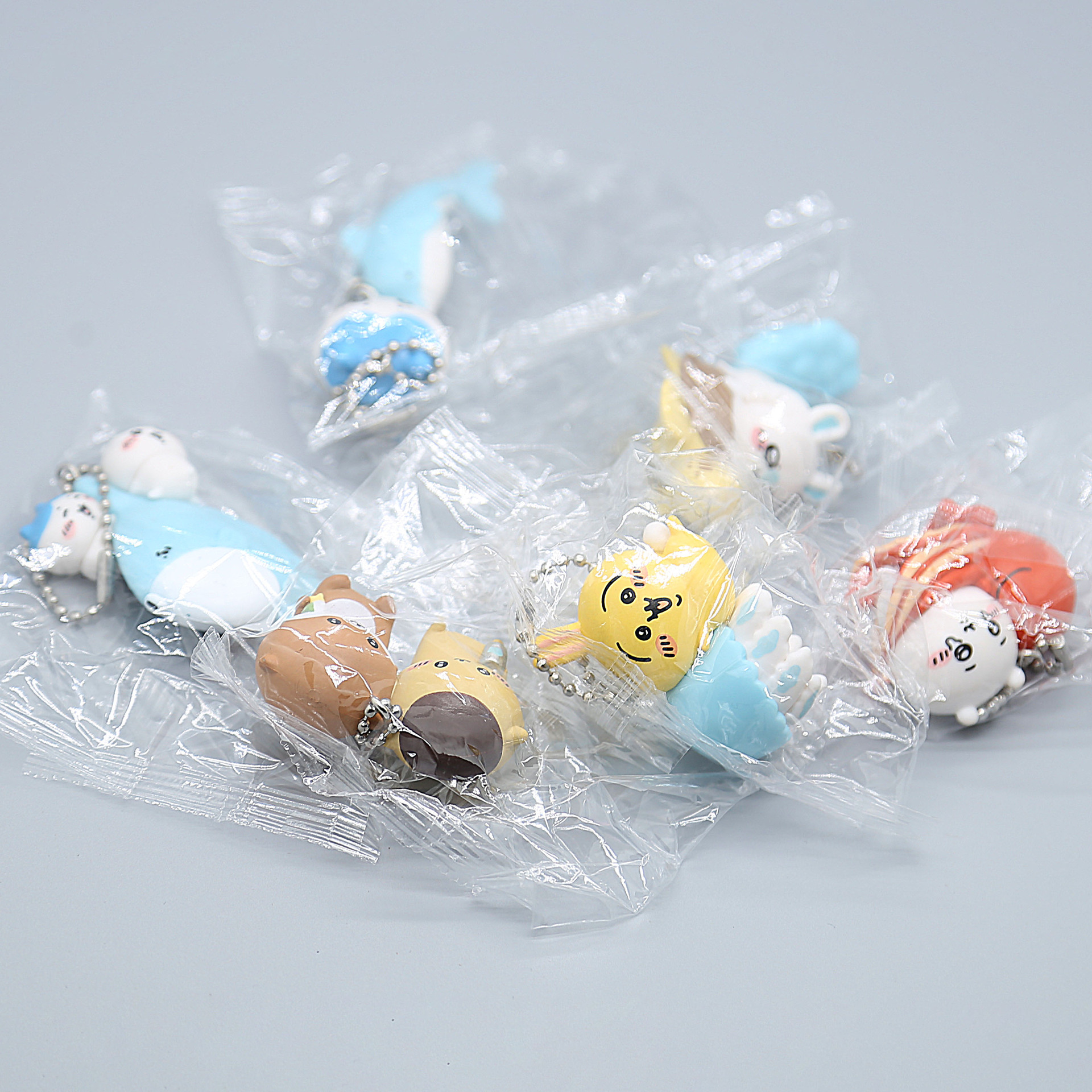 6Pcs/Set 3-6cm Cute Anime Chiikawa Figure Hachiware Usagi Chiikawa Key ...