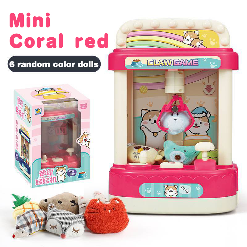Kids Mini Doll Machine Grab Claw Game Machine Grabber Clamping Clipping ...
