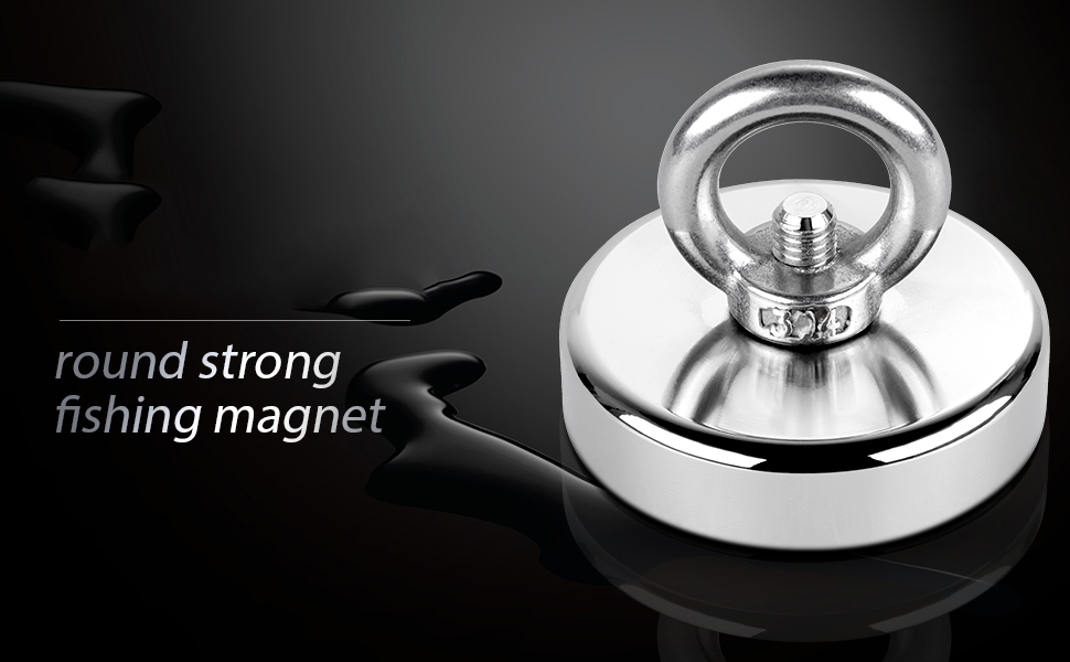 220kg Super Strong Magnet Neodymium Permanent Magnet Fishing Magnet ...