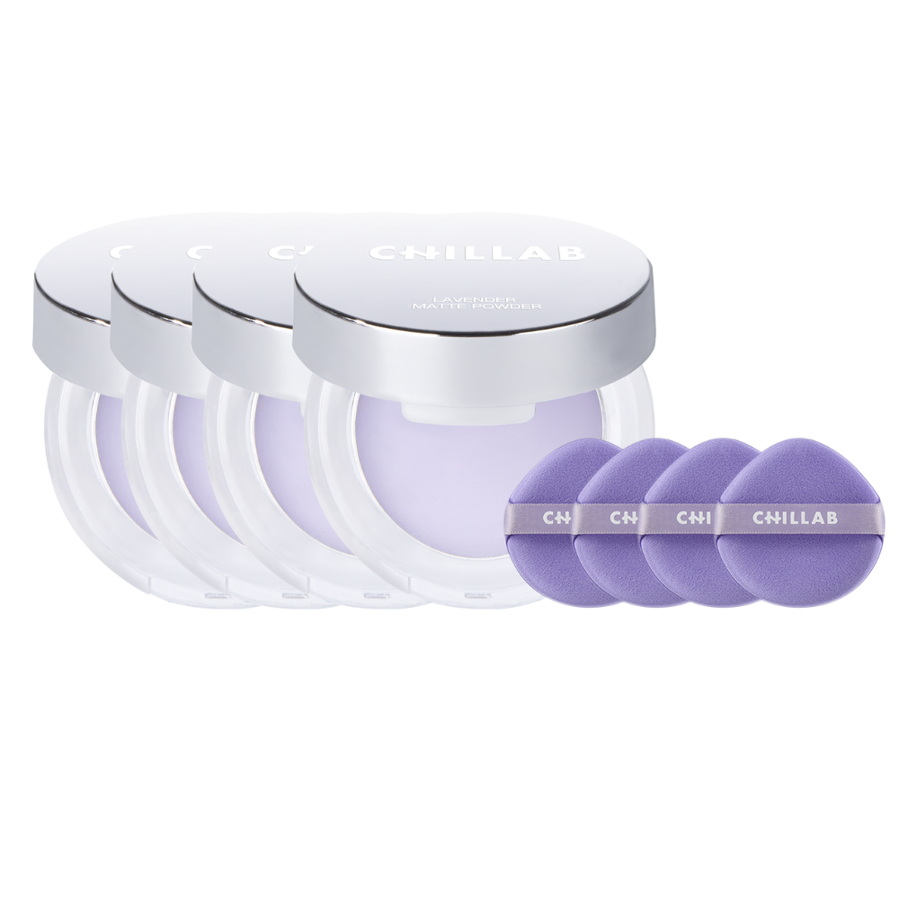 Chillab Long Lasting Oil Control Lavender Matte Mini Powder | Shopee ...