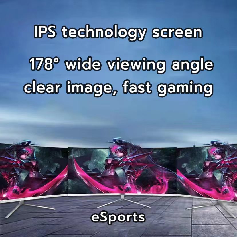 Visionvue PC Monitor24- 27 Inch IPS curved Gaming Monitor 75HZ 1080P 19 ...