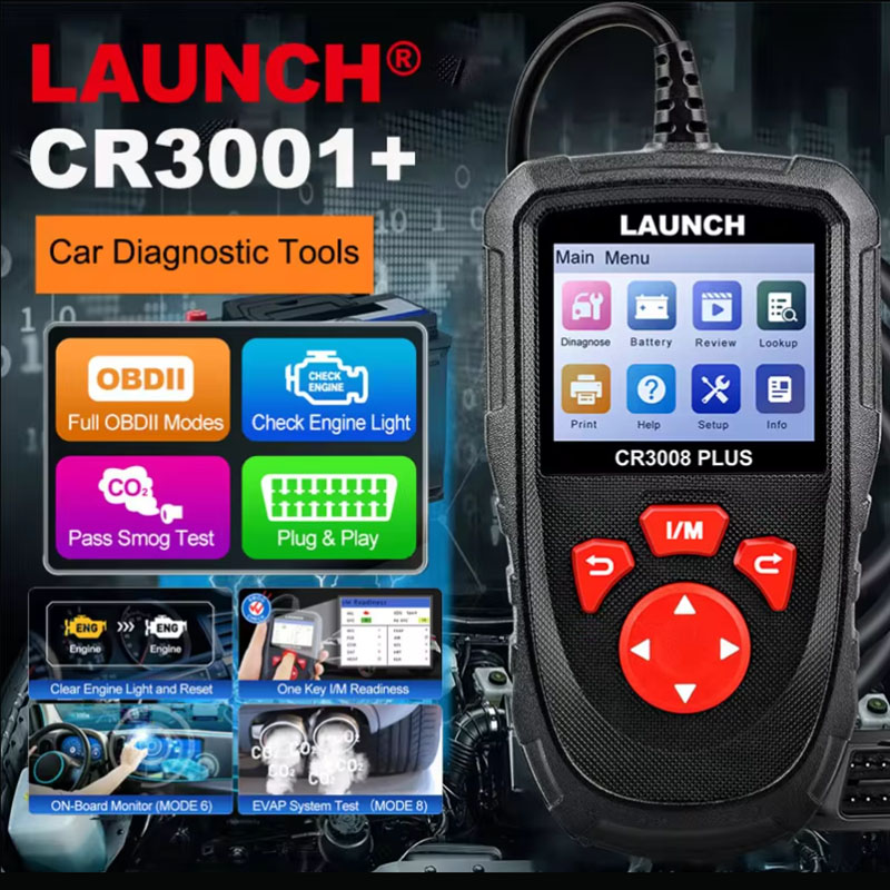 【spot goods】2024 NEW LAUNCH CR3008 PLUS OBD2 Scanner Diagnostic Tool ...