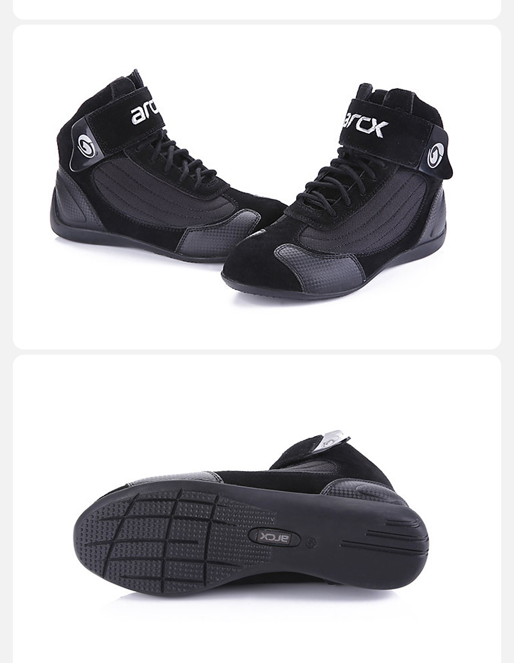 Motorcycle Leather Racing shoes Riding Boots Professional Field Boot ...