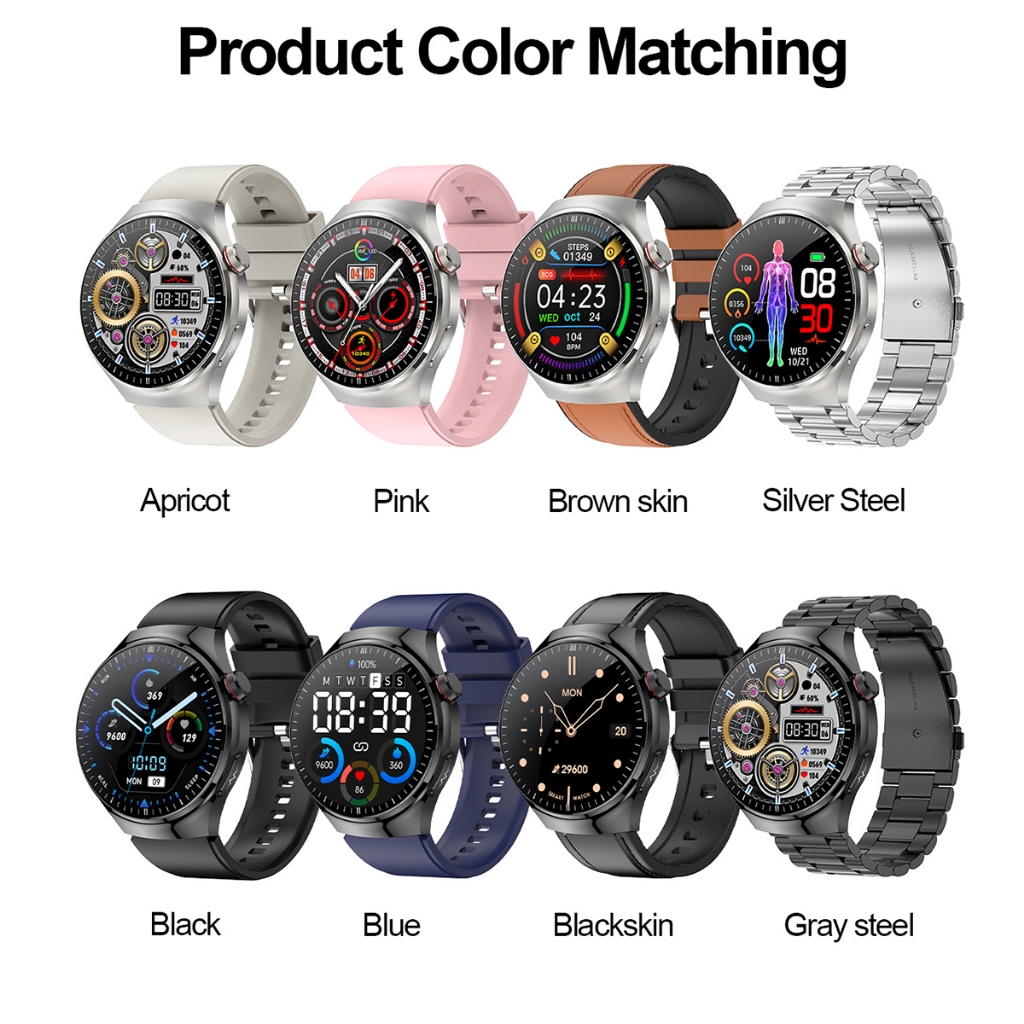 NEW TK26 Smart Watch Men Amoled 1.43 inch Bluetooth Call AI Voice ECG ...