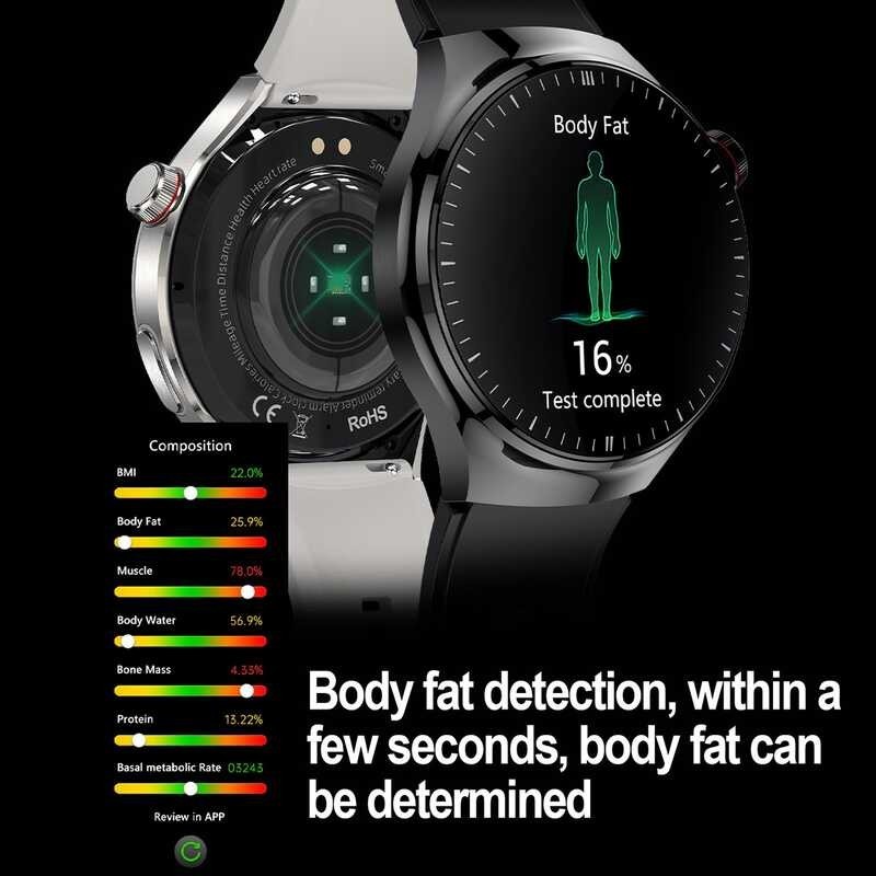 NEW TK26 Smart Watch Men Amoled 1.43 inch Bluetooth Call AI Voice ECG ...